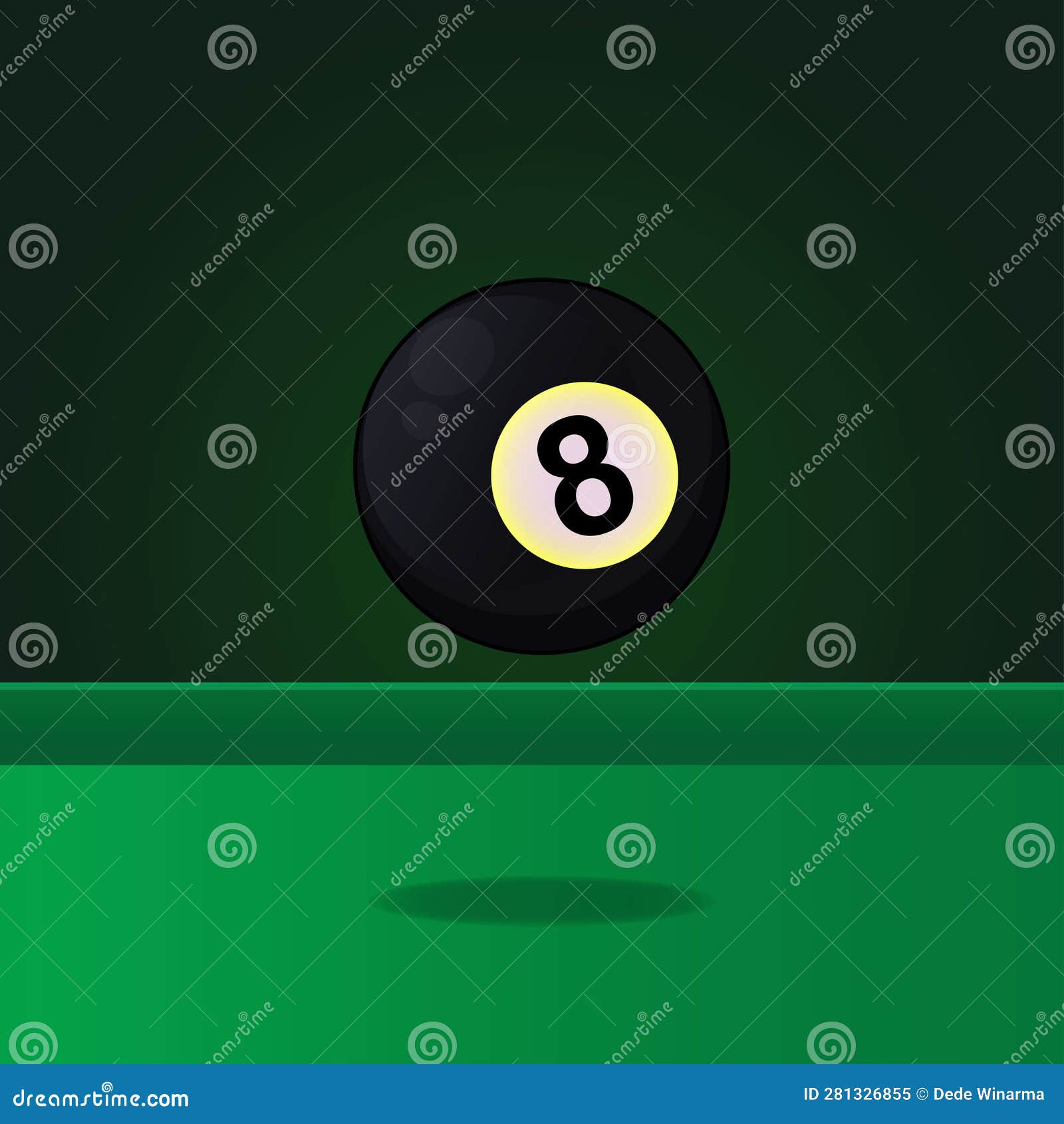 Billiard Eight Ball Design Vector Illustration, Sport Concept Stock ...