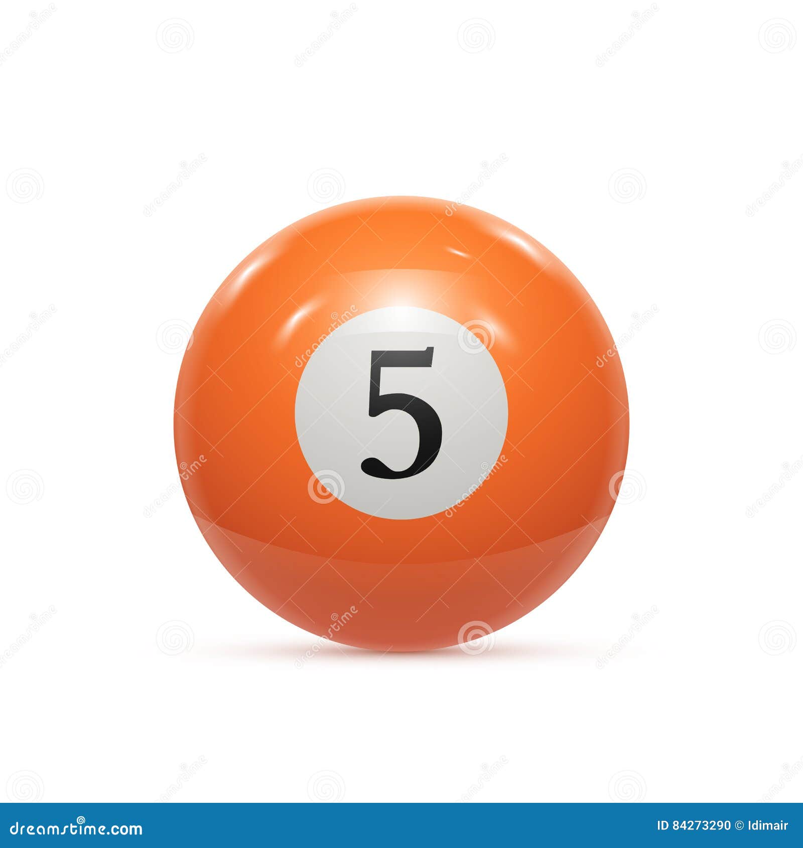 Five Billiard Cues Vector Illustration | CartoonDealer.com #37112298