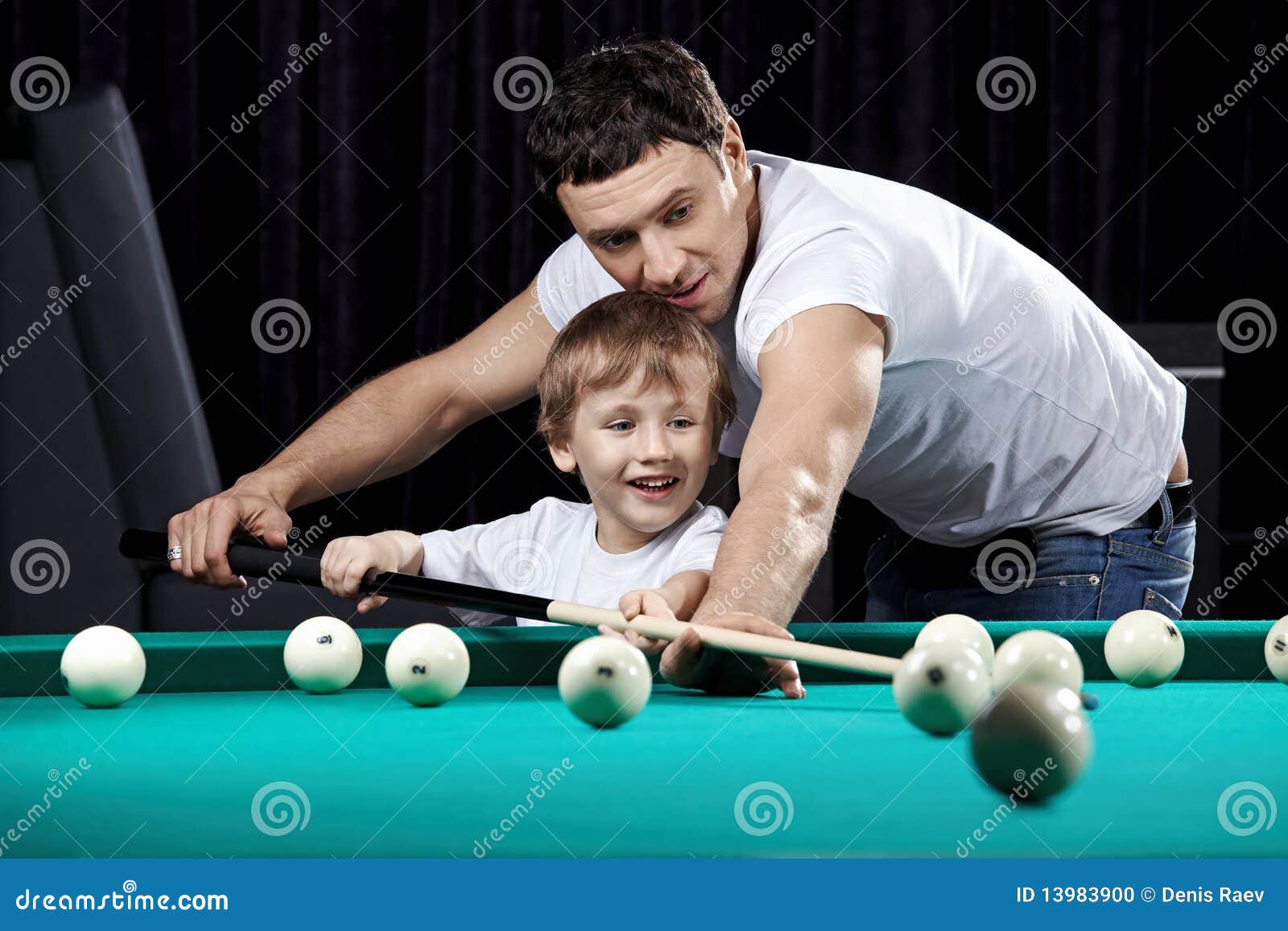 Billiard fun stock photo. Image of person, snooker, leisure - 13983900