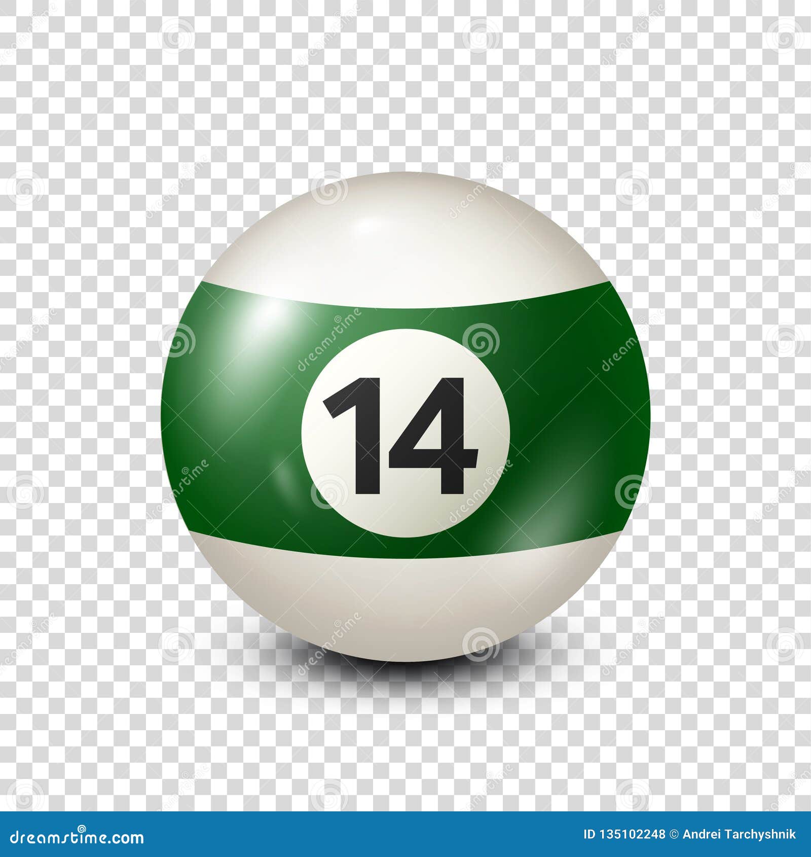Billiard,green Pool Ball With Number 14.Snooker. Transparent Background ... Billiard,green Pool Ball With Number 14.Snooker. Transparent Background ...