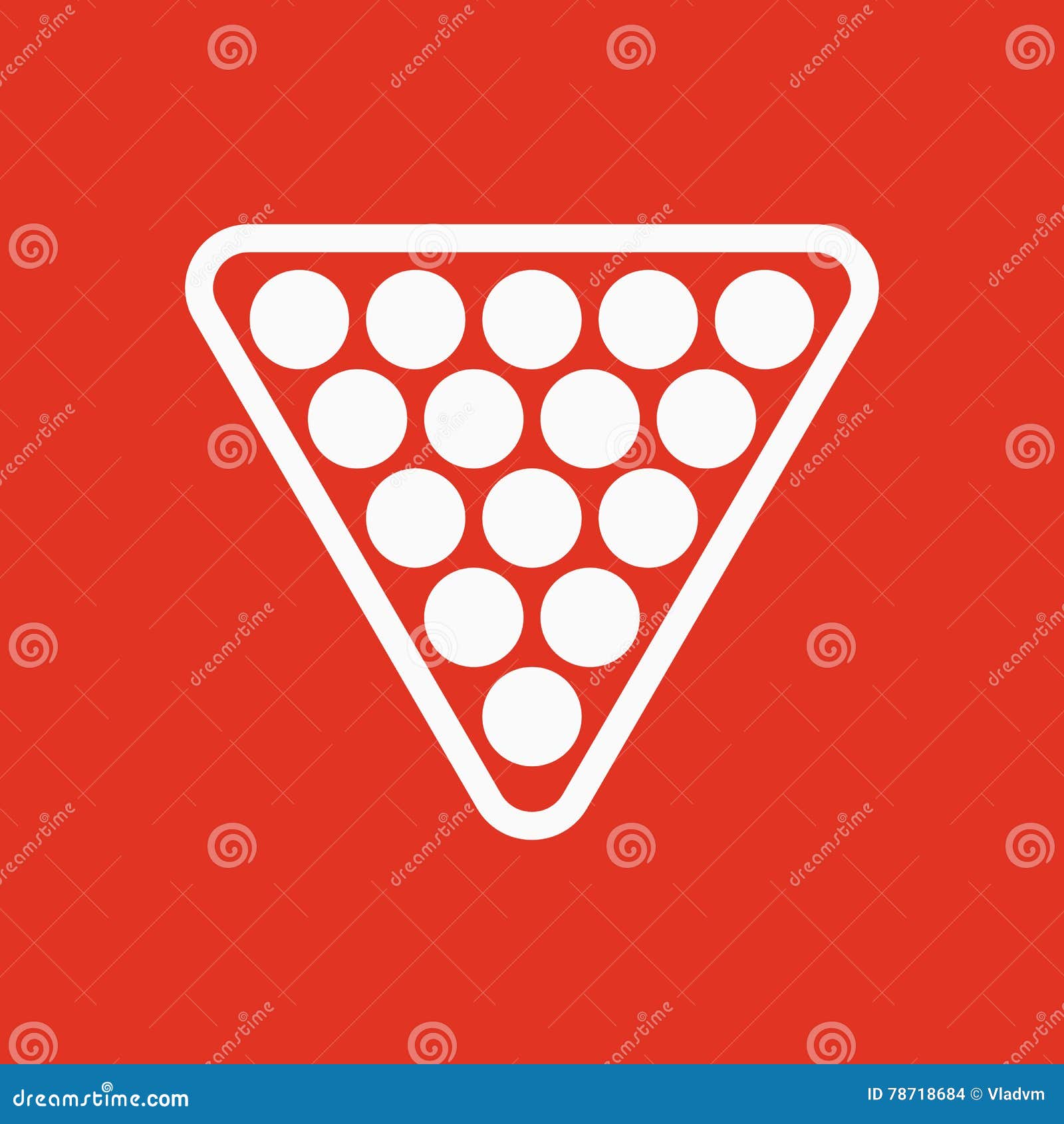 The Billiard Icon. Billiards Symbol Stock Vector - Illustration of ...