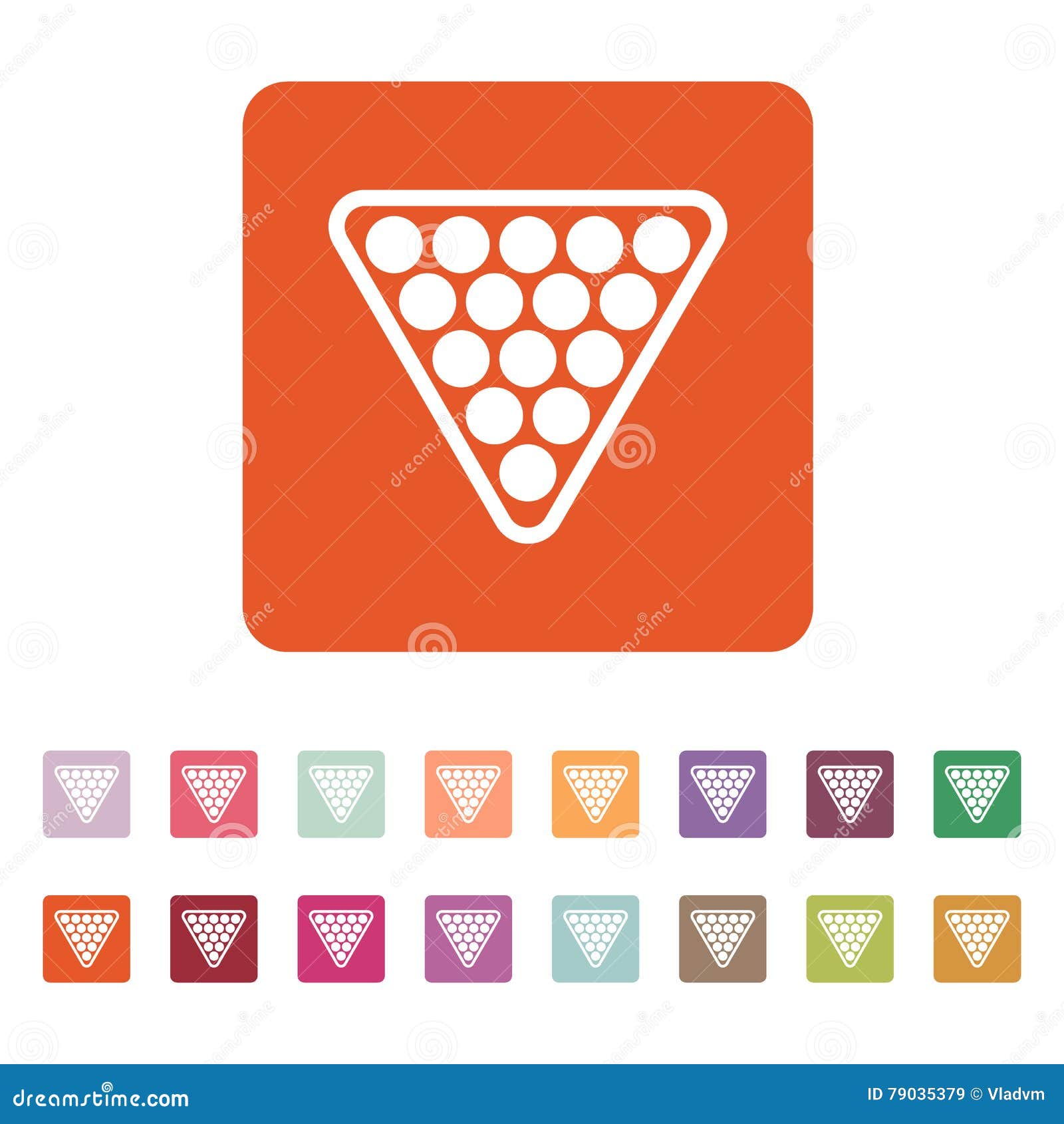 The Billiard Icon. Billiards Symbol Stock Illustration - Illustration ...