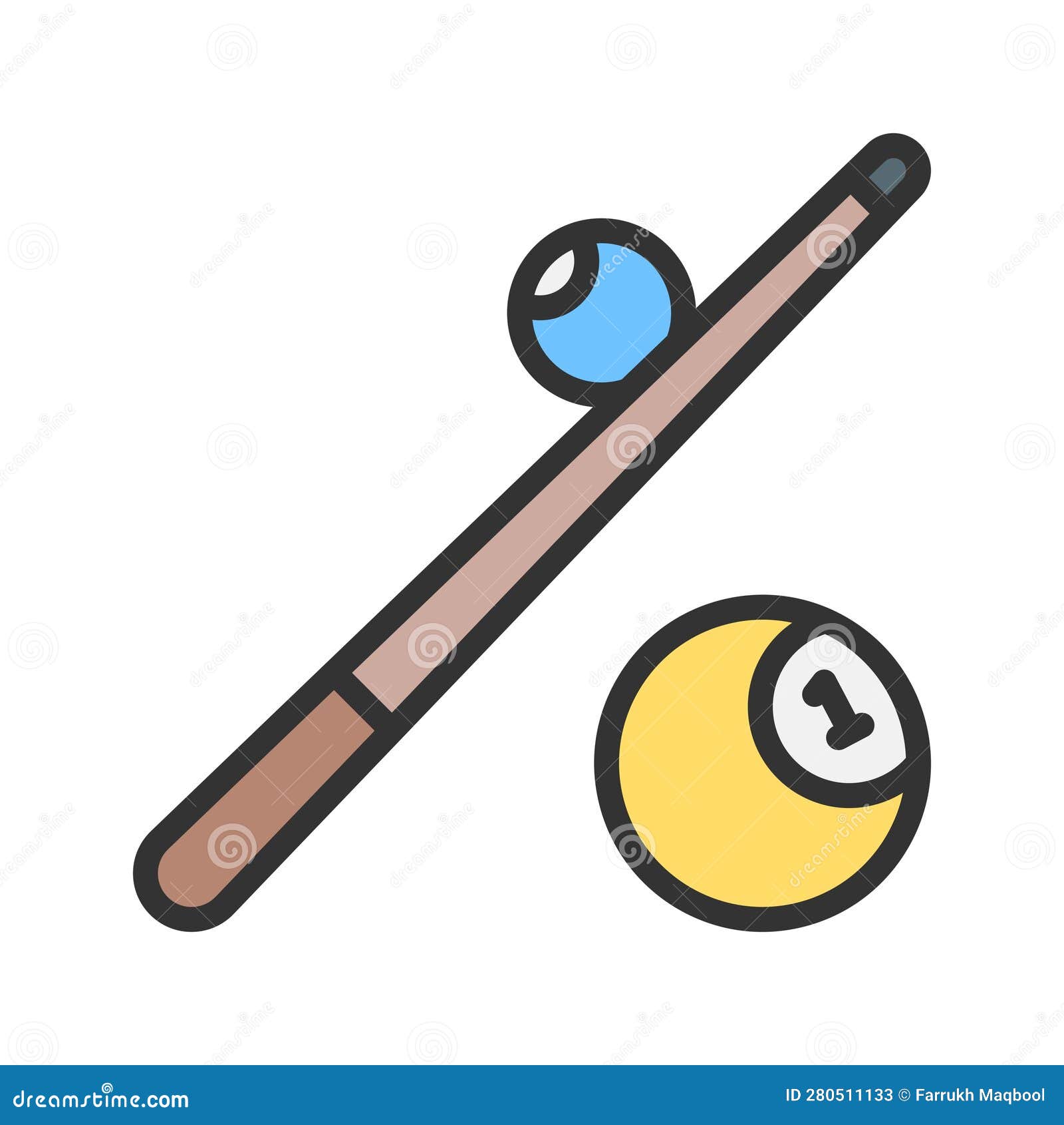 Billiard Icon Vector Image. Stock Vector - Illustration of vector ...