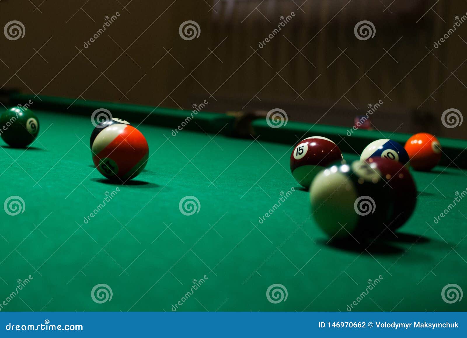 Billiard Layers are Chaotic on the Billiard Table Stock Photo - Image ...