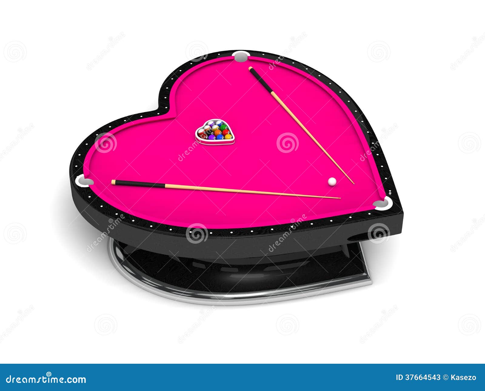 Billiard love stock illustration. Illustration of table - 37664543