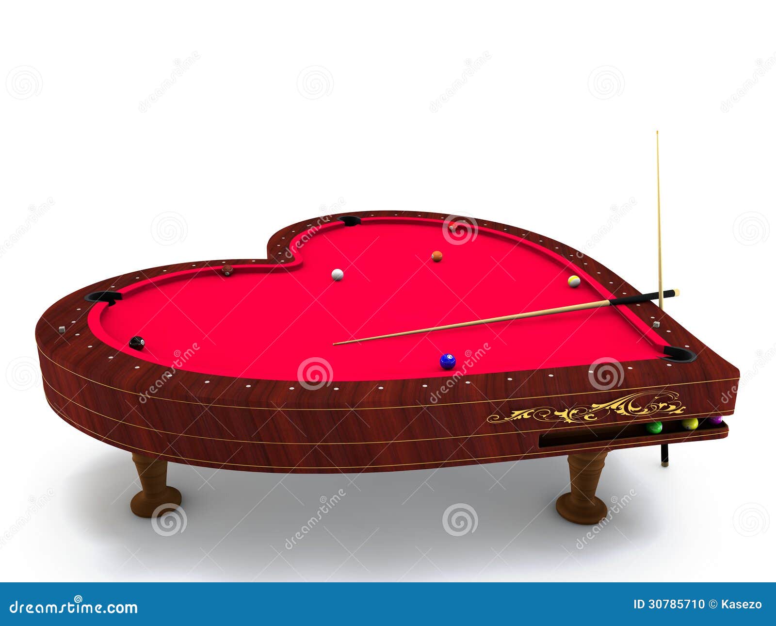 Billiard love stock illustration. Illustration of game - 30785710