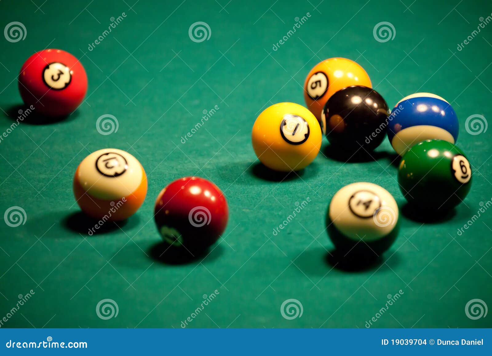 Billiard - pool balls stock photo. Image of play, backgrounds - 19039704