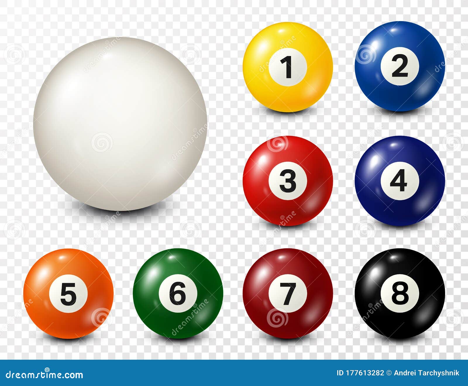 Numbered pool balls store
