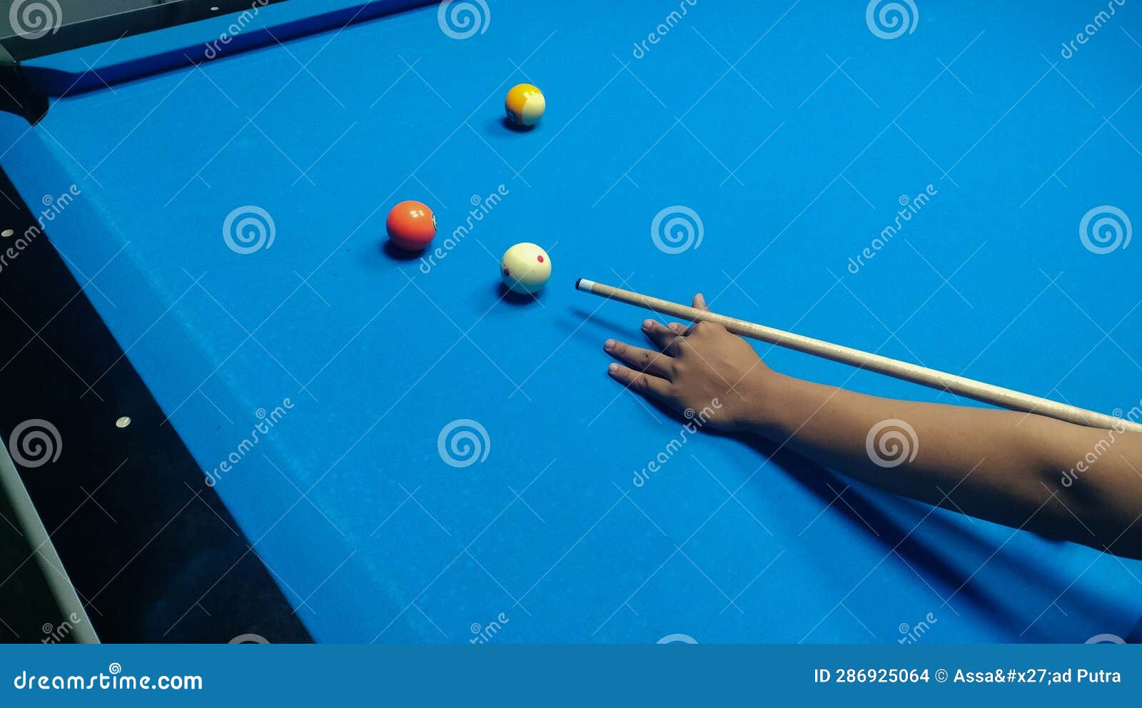 Billiard Ready To Shoot the Ball Stock Photo - Image of shoot, shot ...