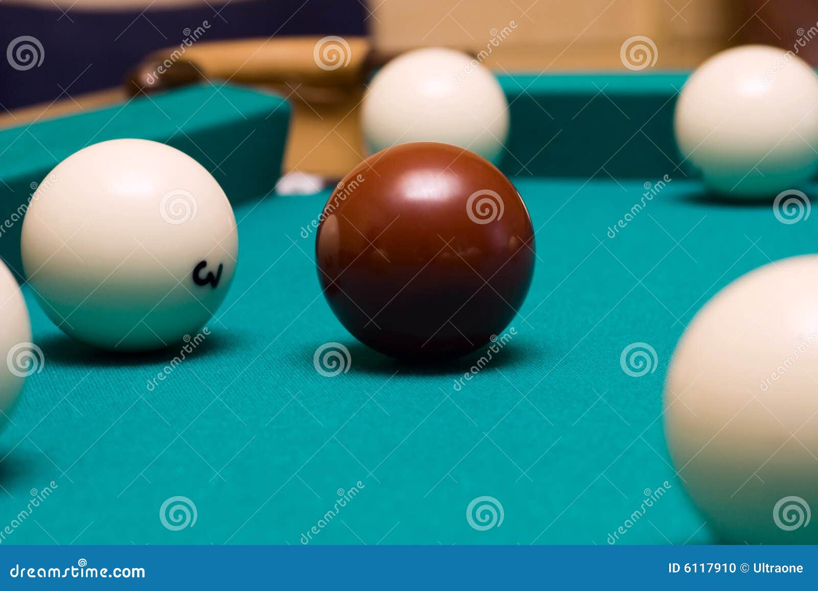 Billiard. the red ball stock photo. Image of pocket, corner - 6117910