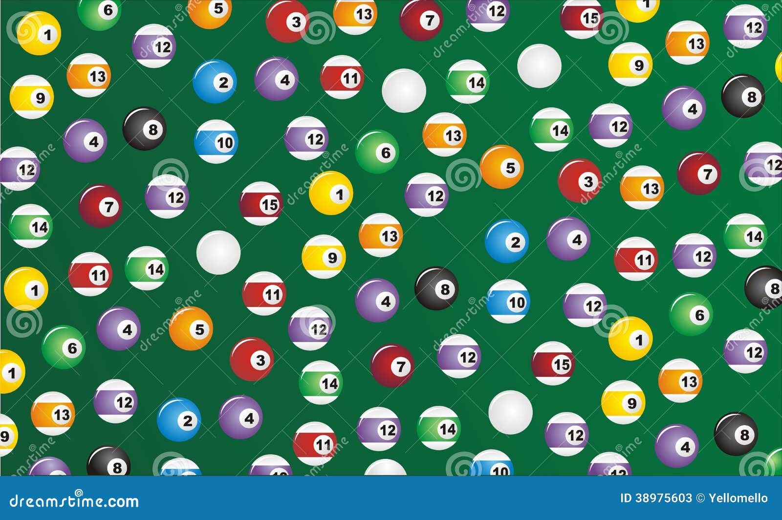 Billiard seamless pattern stock illustration. Illustration of hobby ...