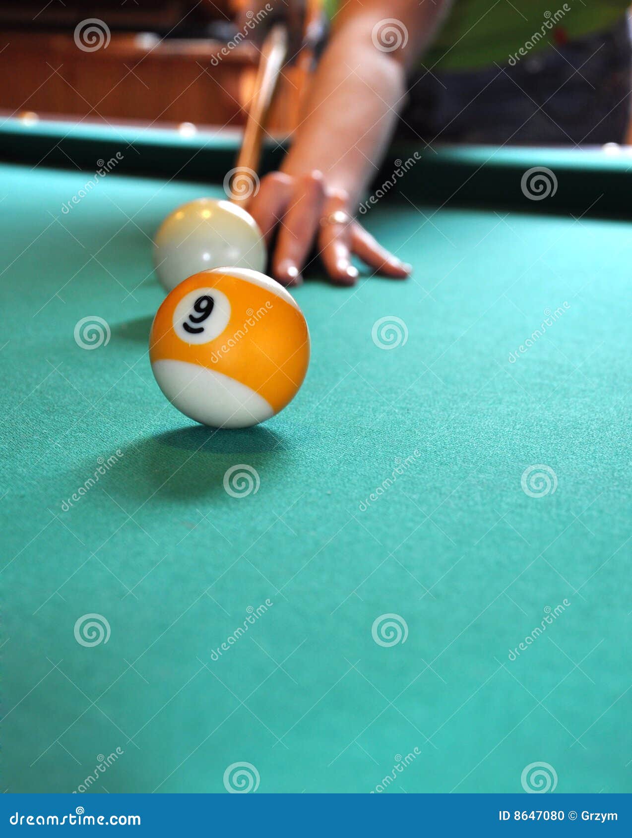 Billiard shot stock photo. Image of recreation, competition - 8647080