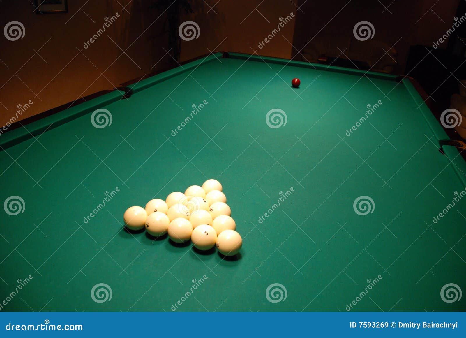 Billiard table stock image. Image of ball, pockets, angle - 7593269