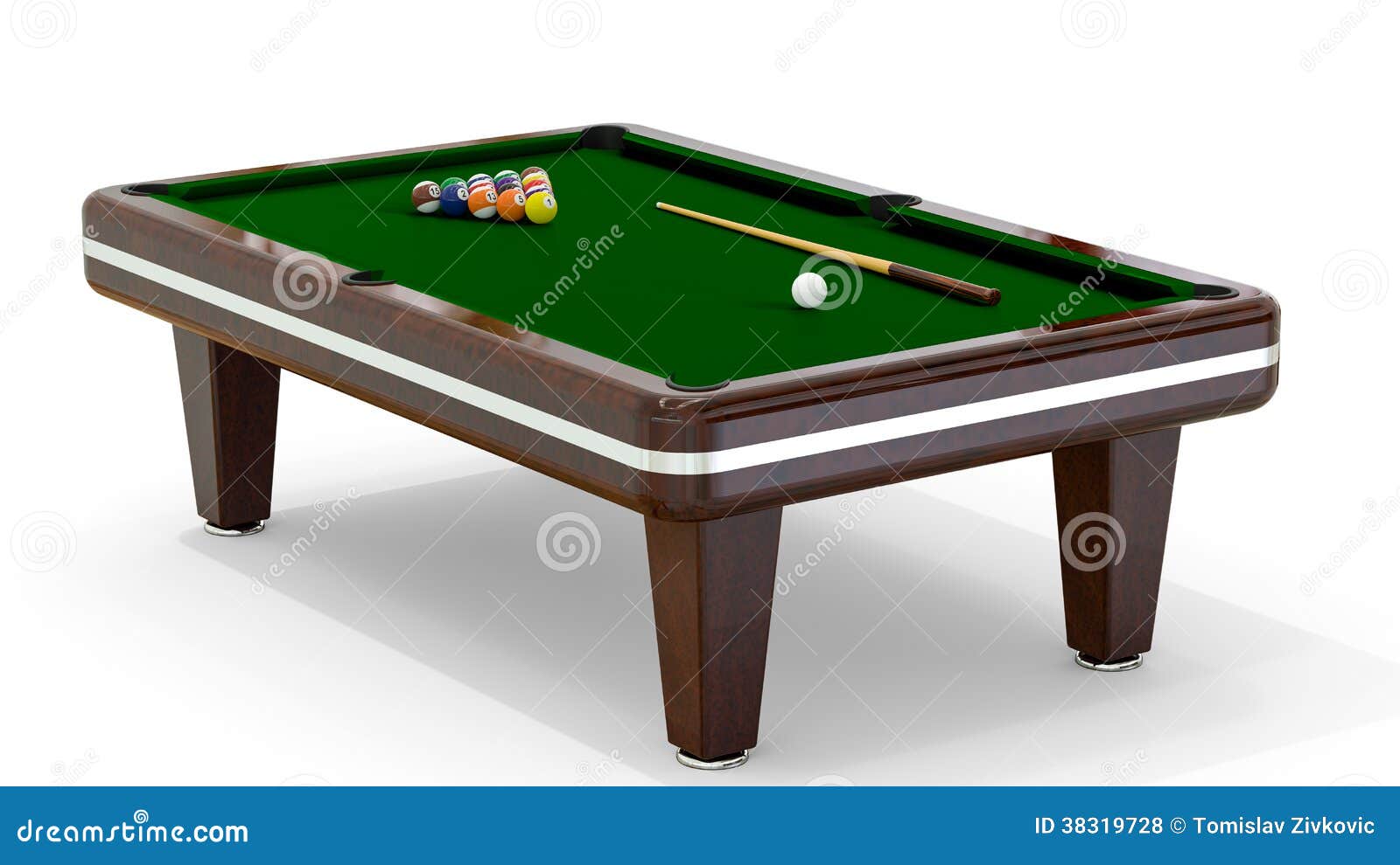 Billiard Table Stock Photo | CartoonDealer.com #12807084