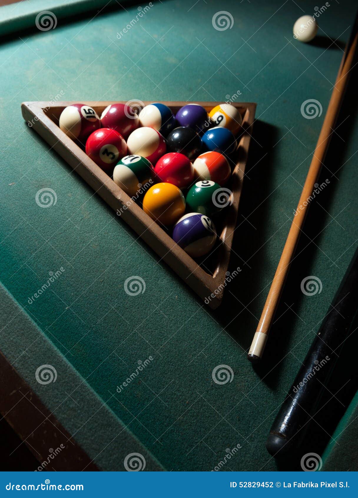 Billiard table stock photo. Image of colorful, billiards - 52829452