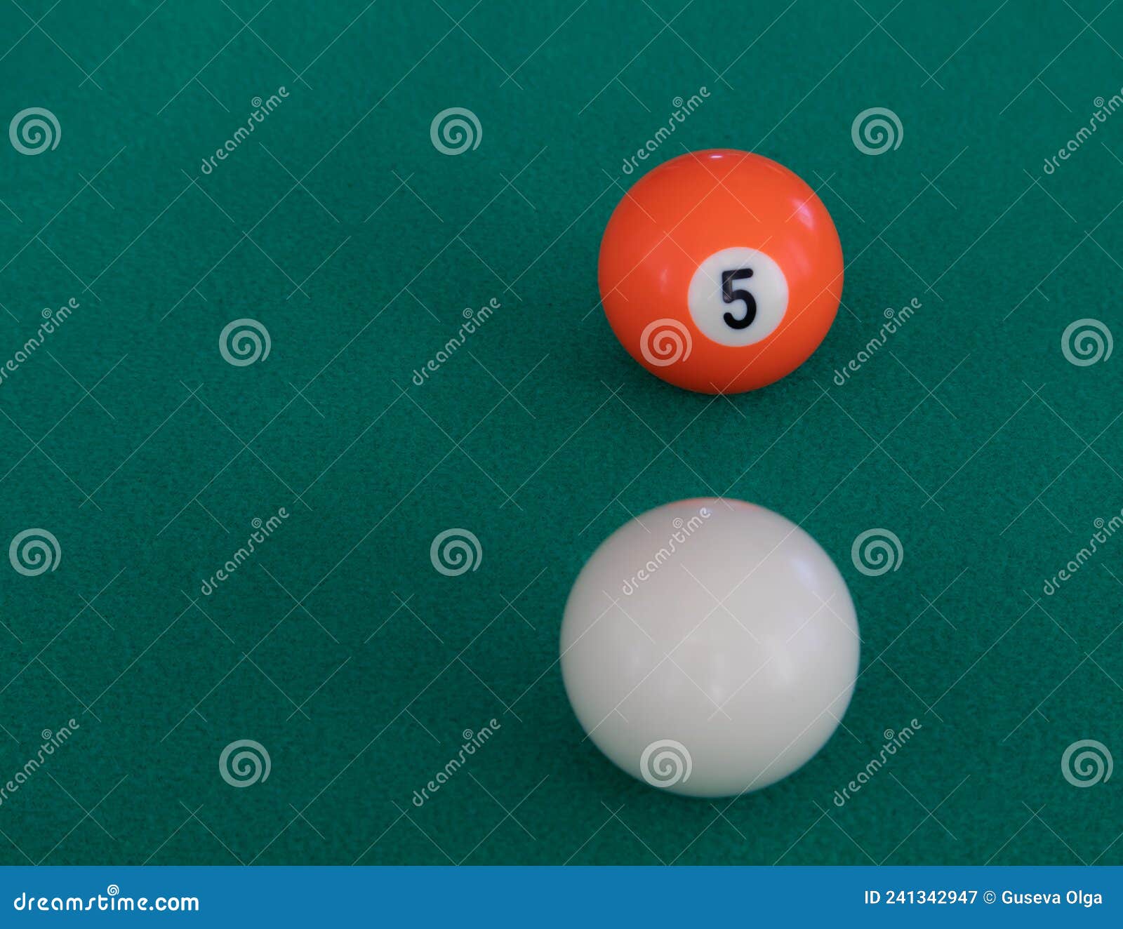 Billiard Table with a Selection of Balls. Game. Snooker, Billiards ...