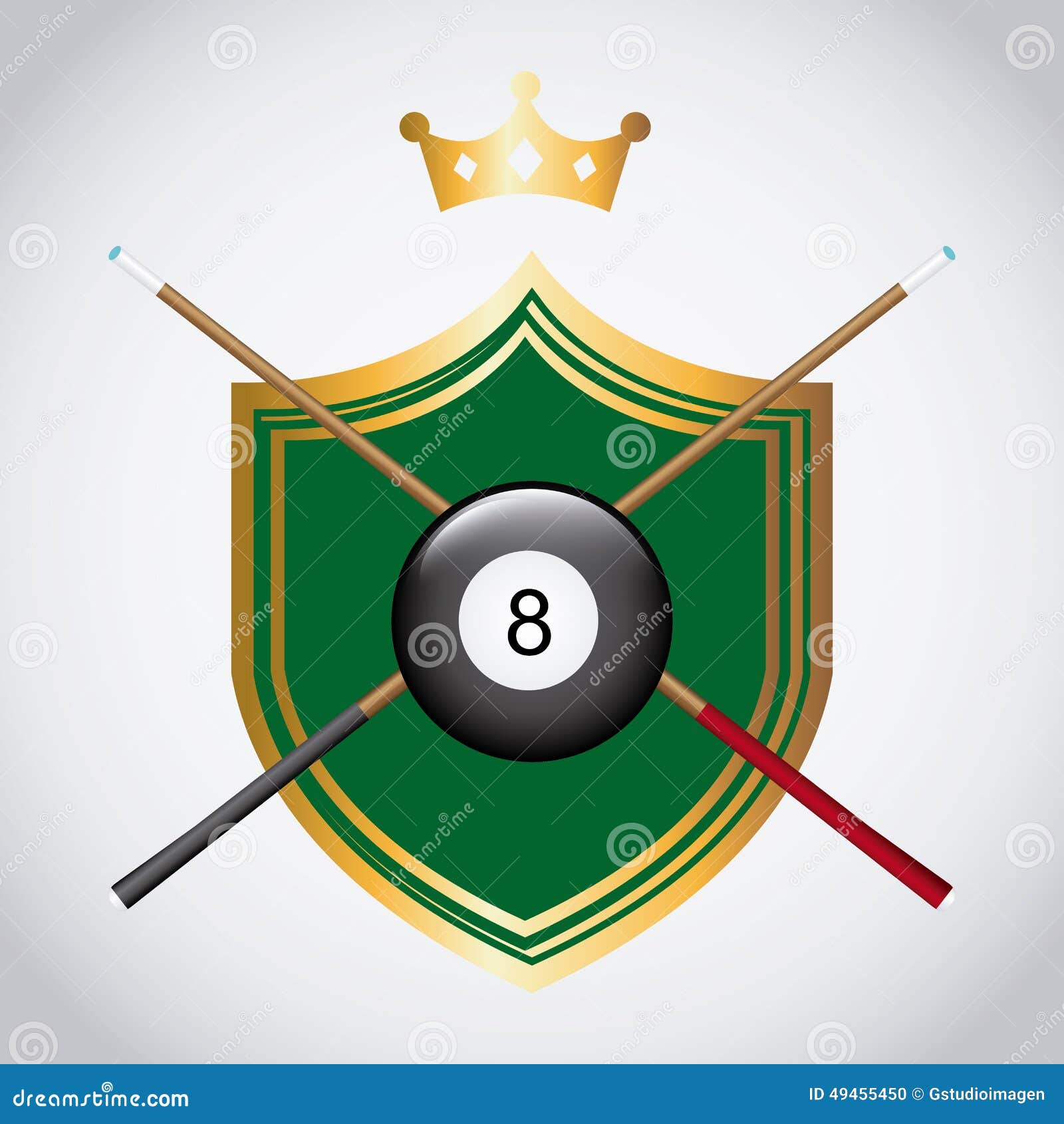 Billiard tournament stock illustration. Illustration of black - 49455450