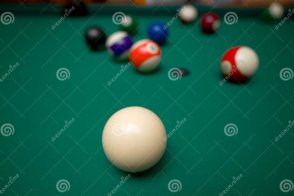 Billiards stock image. Image of pool, collision, movement - 15915255