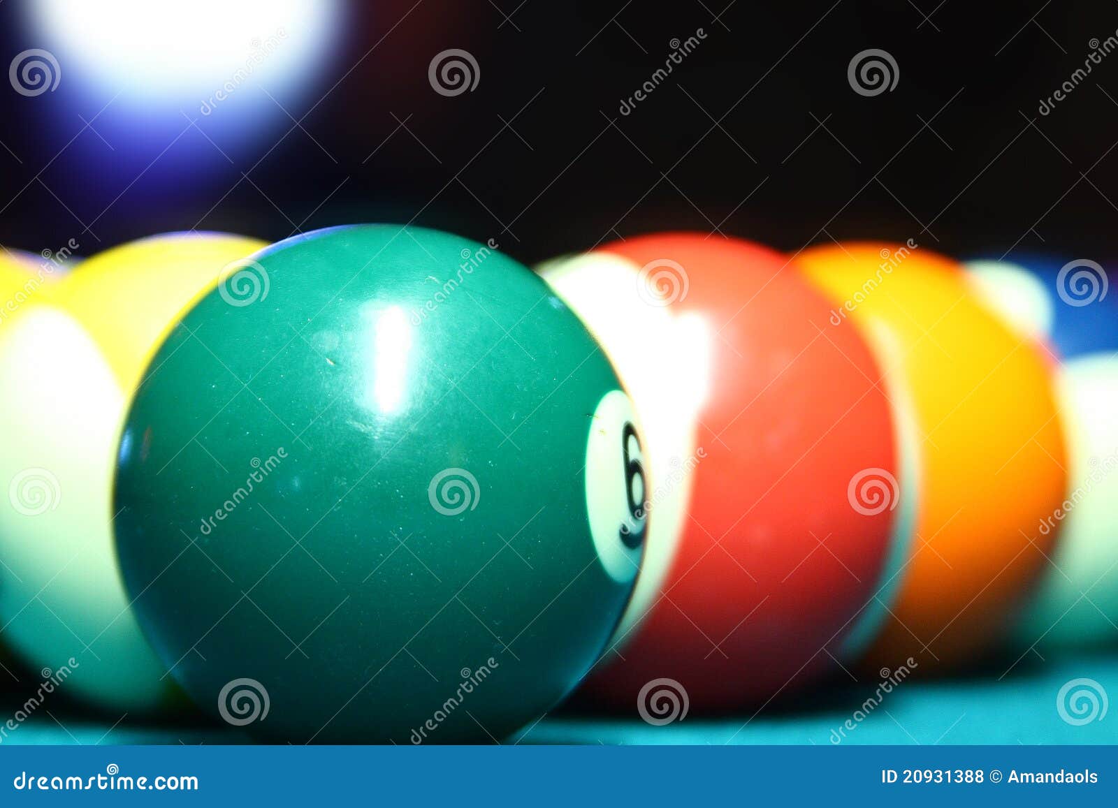 Billiards stock photo. Image of eleven, large, colors - 20931388