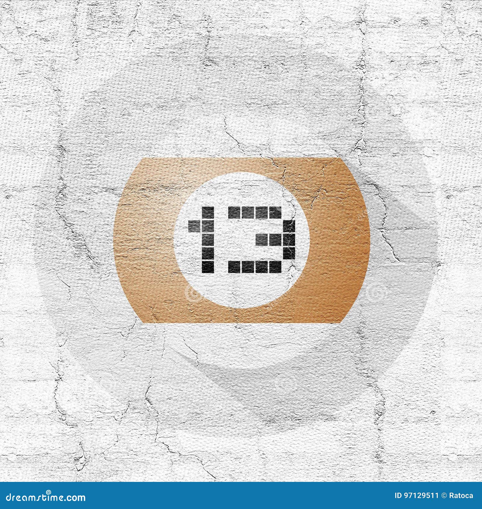 Billiards Ball Number Thirteen Symbol Stock Illustration - Illustration ...