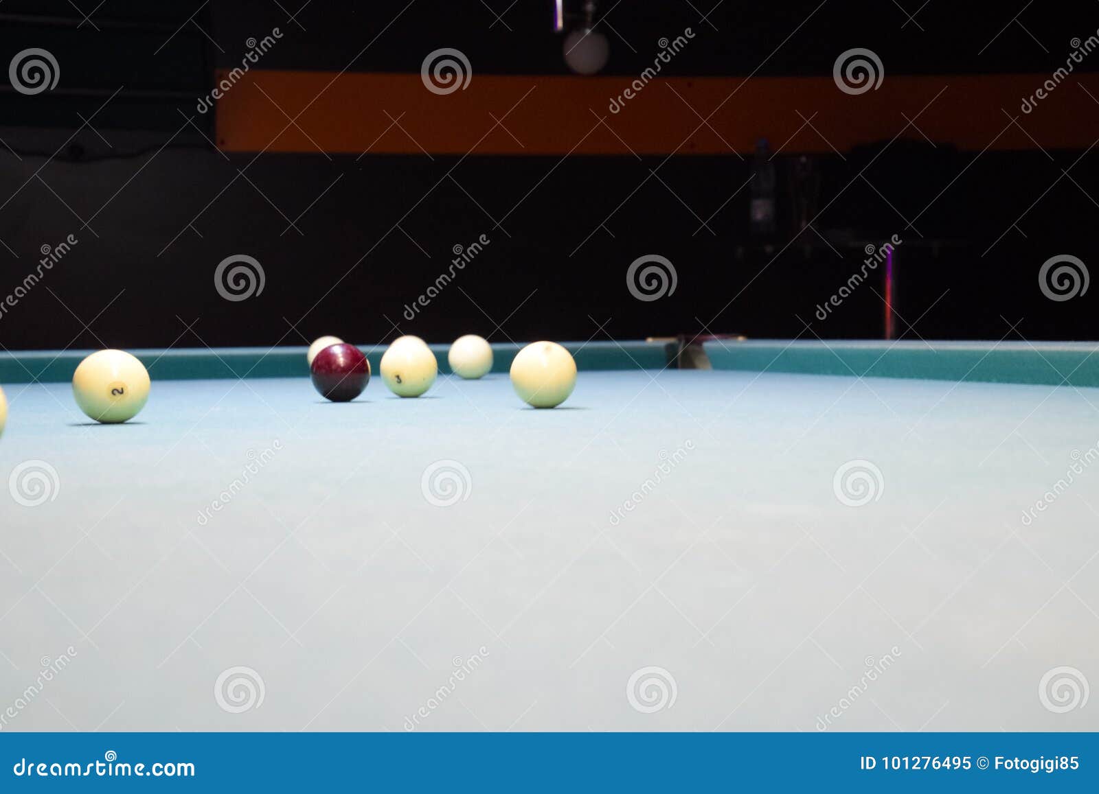 Billiards, Billiard Table. Balls on the Billiard Table. Stock Image ...