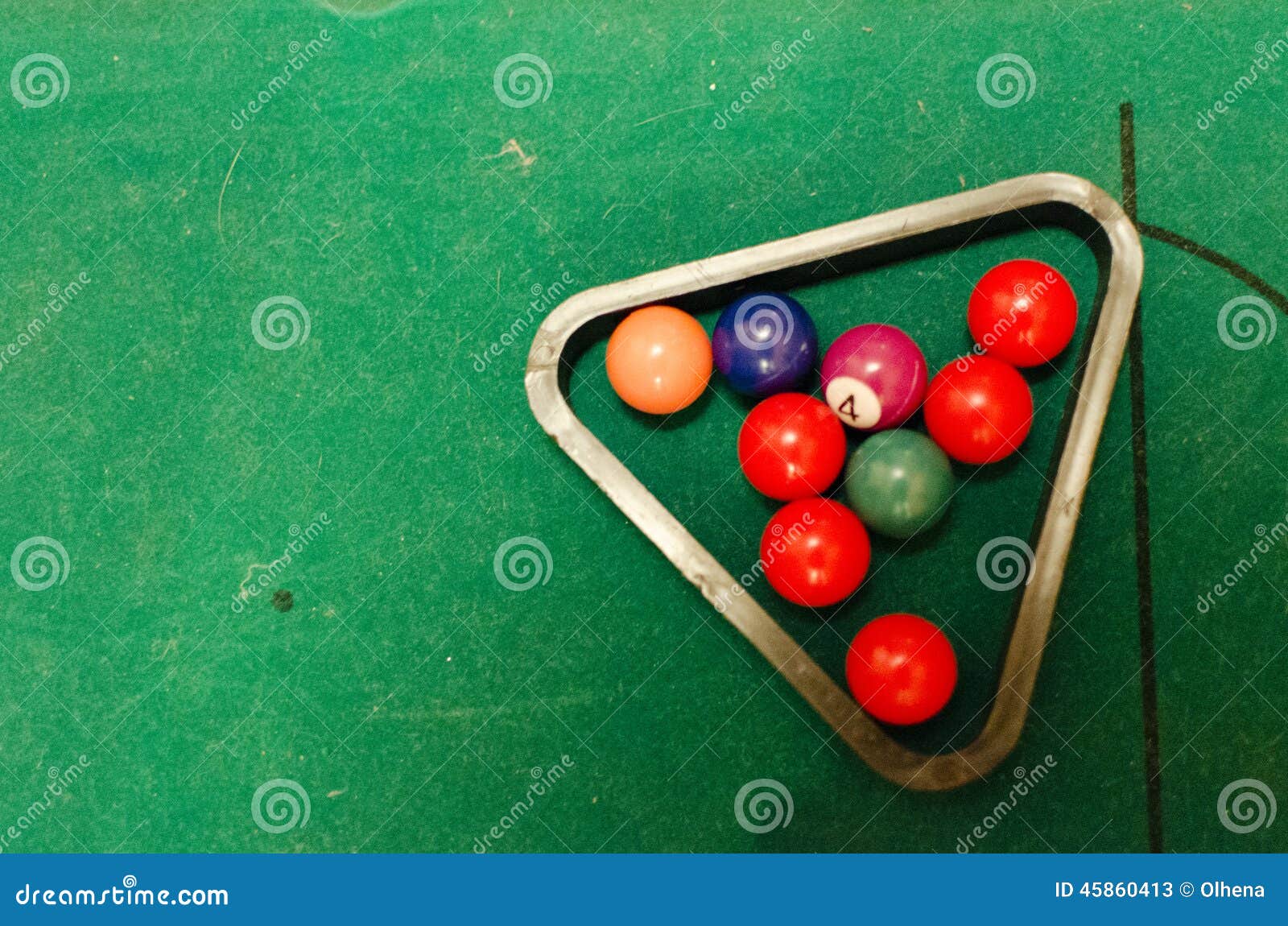 Billiards stock image. Image of colorful, colours, colors - 45860413
