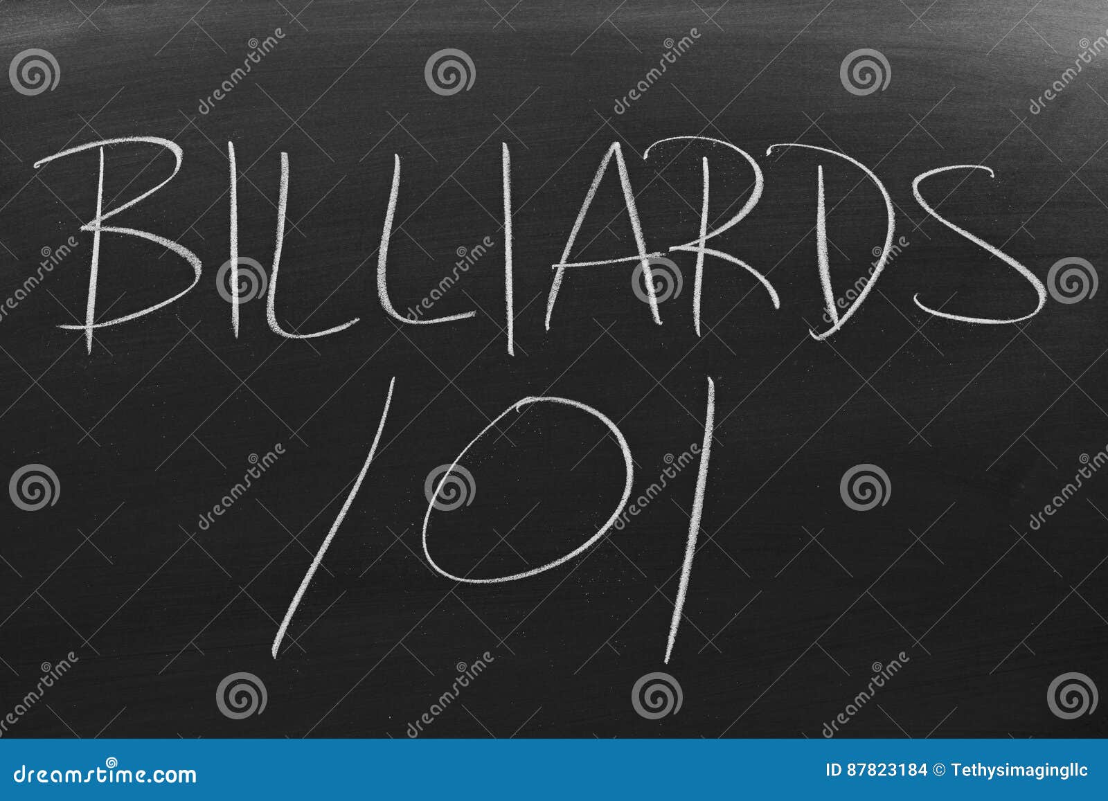 Billiards 101 on a Blackboard Stock Photo - Image of classrooms, basic ...