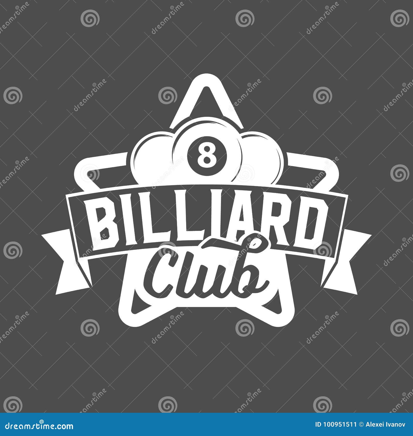 Billiards Emblems Labels and Designed Elements Stock Vector ...
