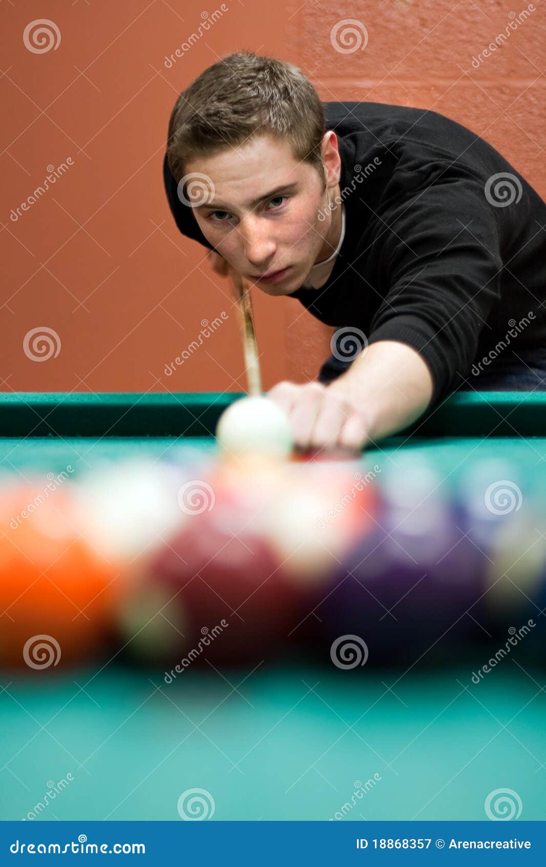 Billiards Player stock image. Image of match, adult, face - 18868357
