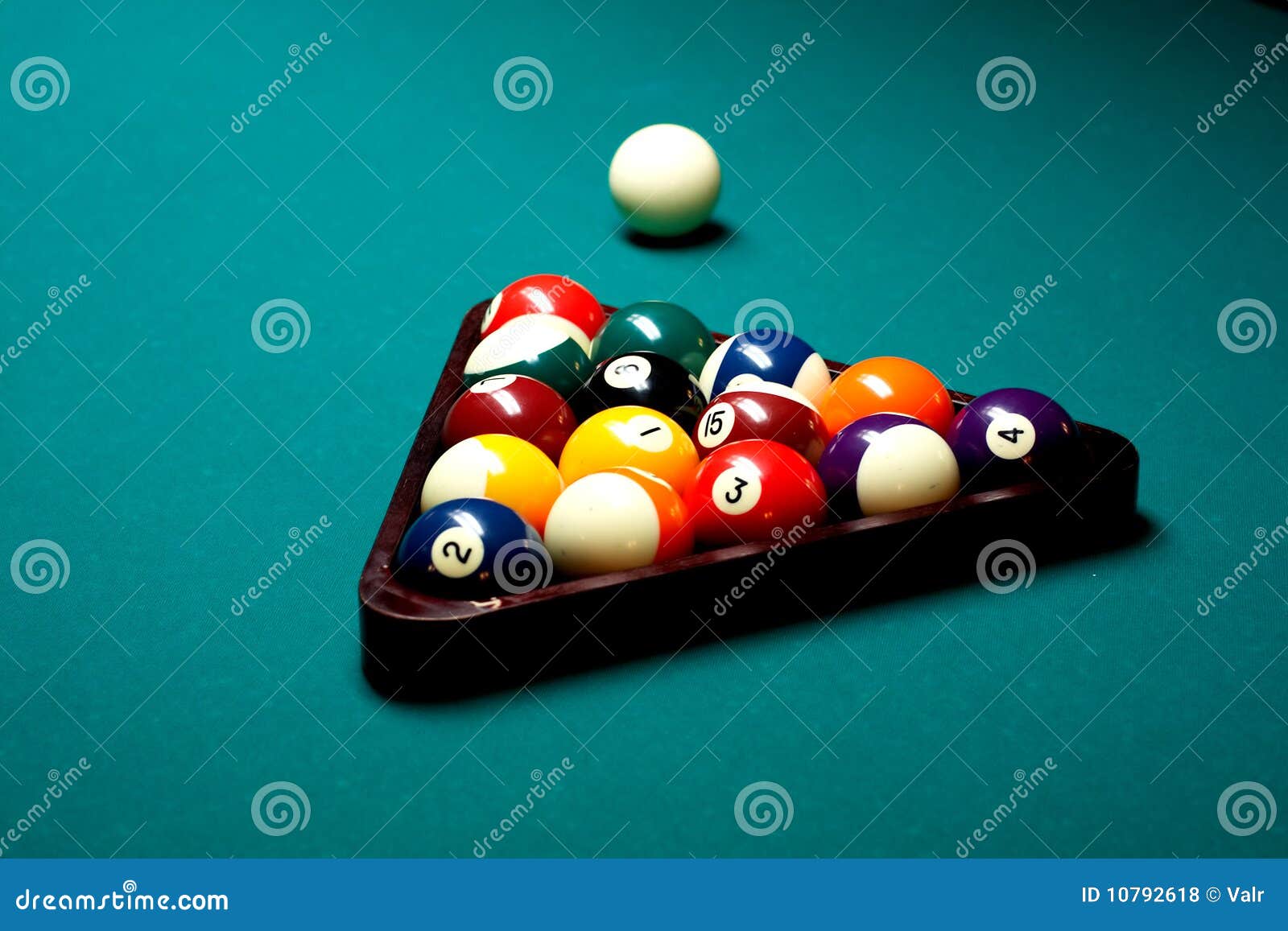 Billiards pool stock photo. Image of competition, striped - 10792618