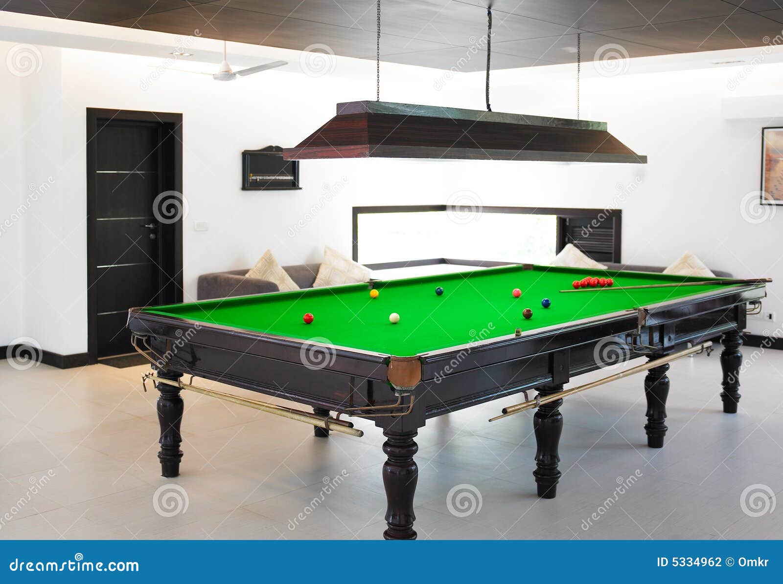 Billiards table stock photo. Image of balls, door, tube - 5334962