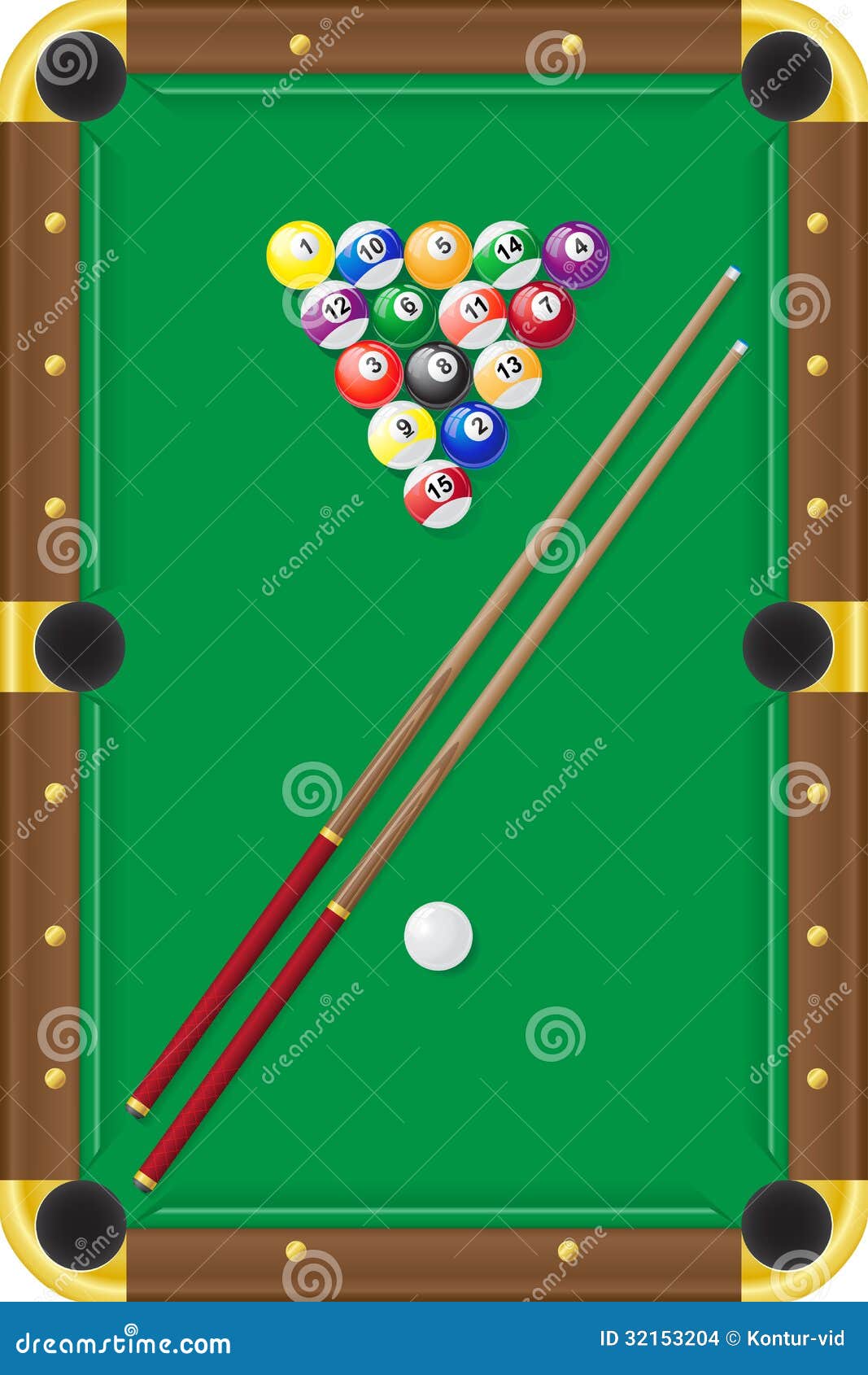 Billiards Vector Illustration Stock Illustrations – 4,747 Billiards ...