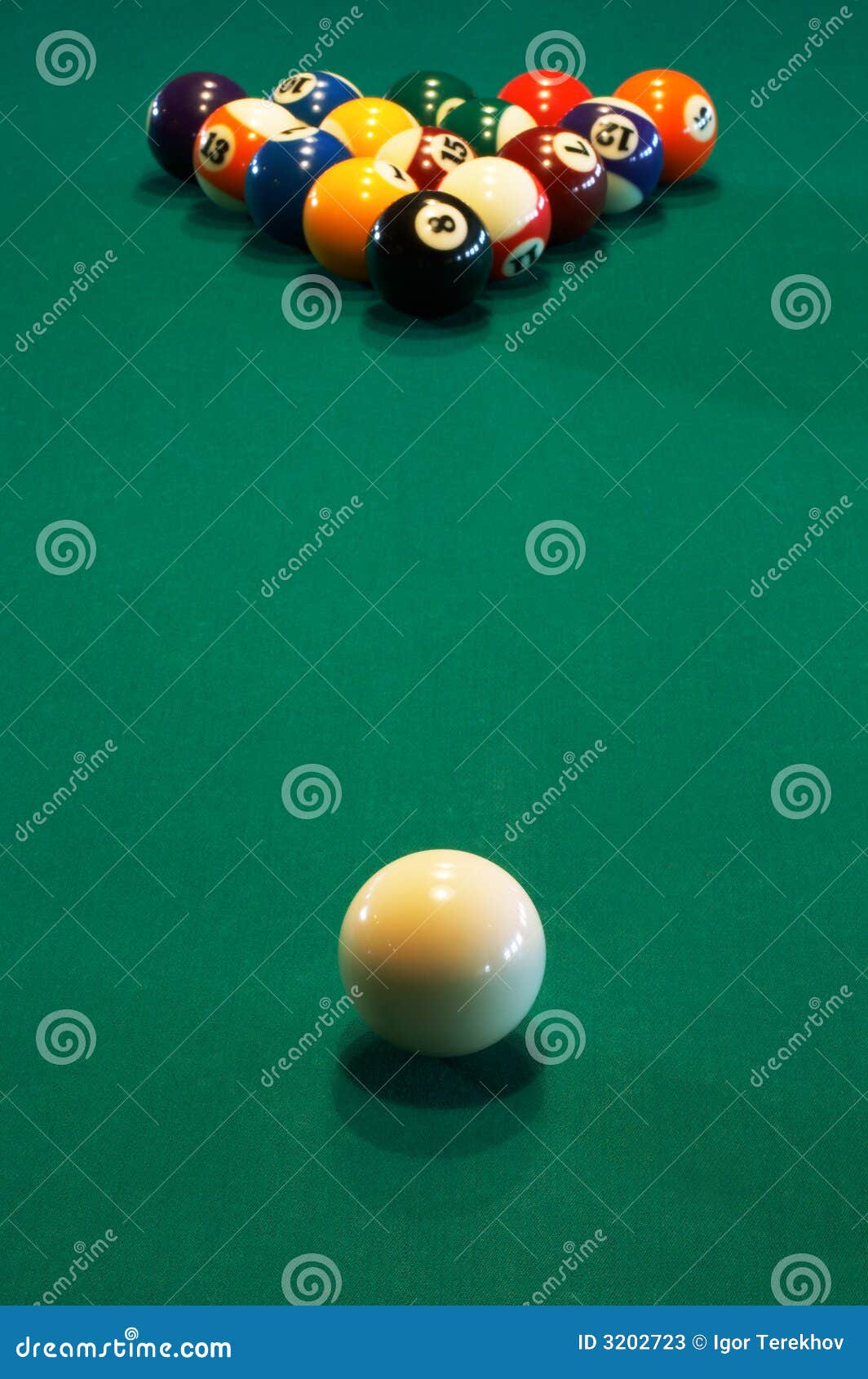 Billiardtabelle stockbild. Bild von halle, tabelle, stab - 3202723