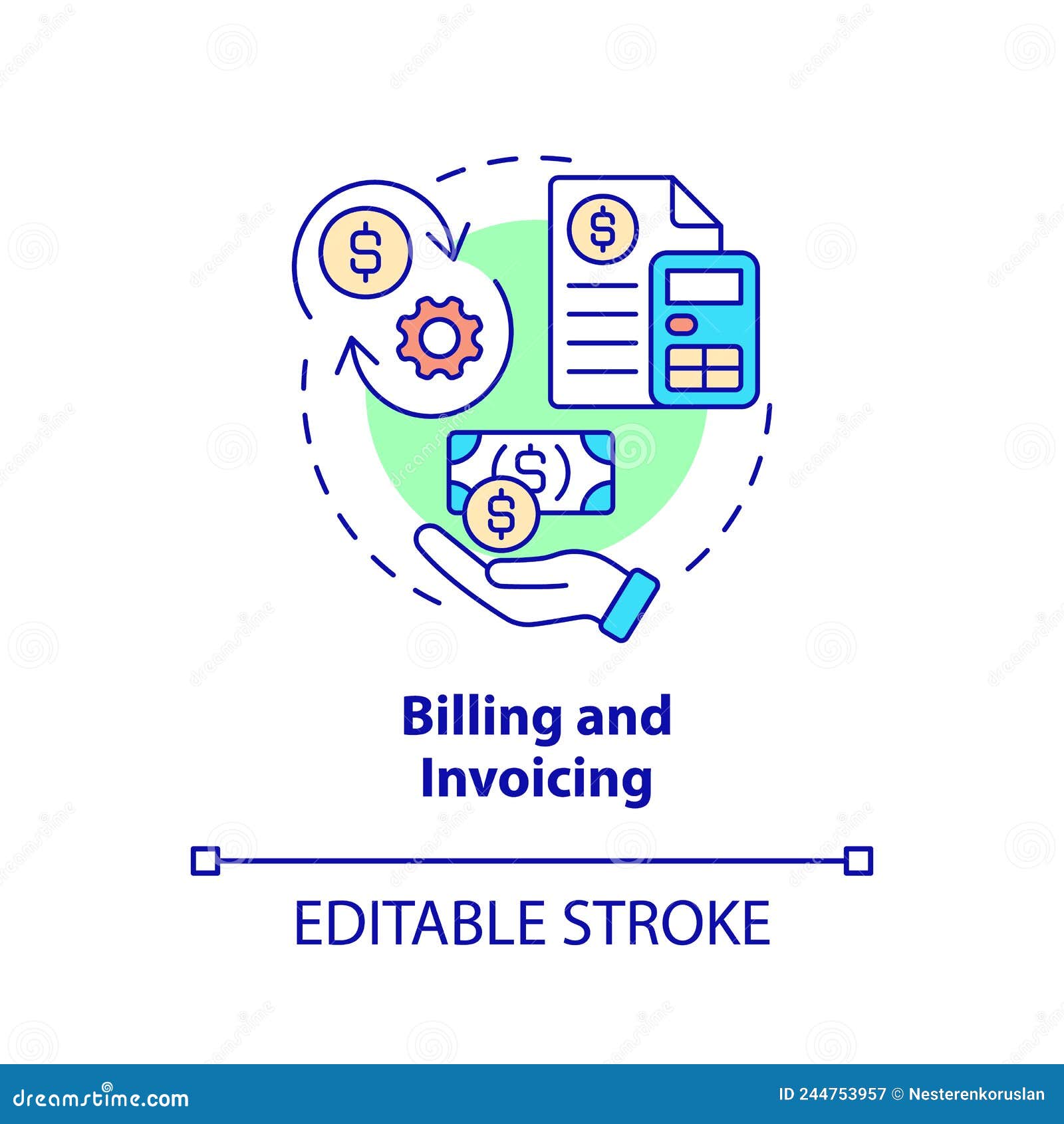 E-invoicing Concept Landing Page. Vector Illustration | CartoonDealer ... E-invoicing Concept Landing Page. Vector Illustration | CartoonDealer ...