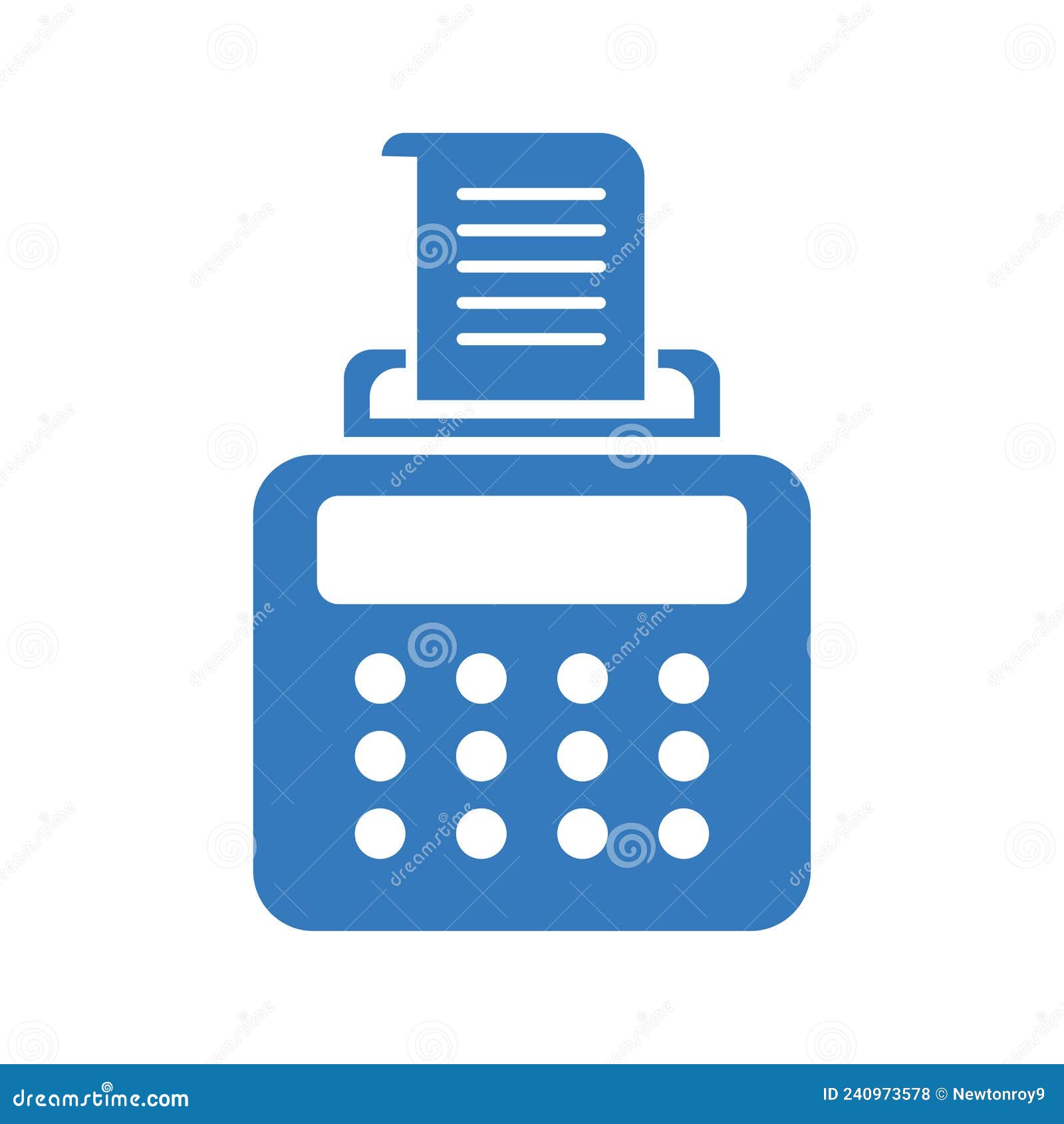 Billing, Machine, Bill, Invoice Icon. Vector Illustration Stock Vector ...