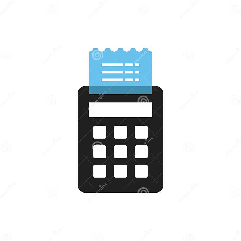 Billing Machine. Vector Illustration Decorative Design Stock ...