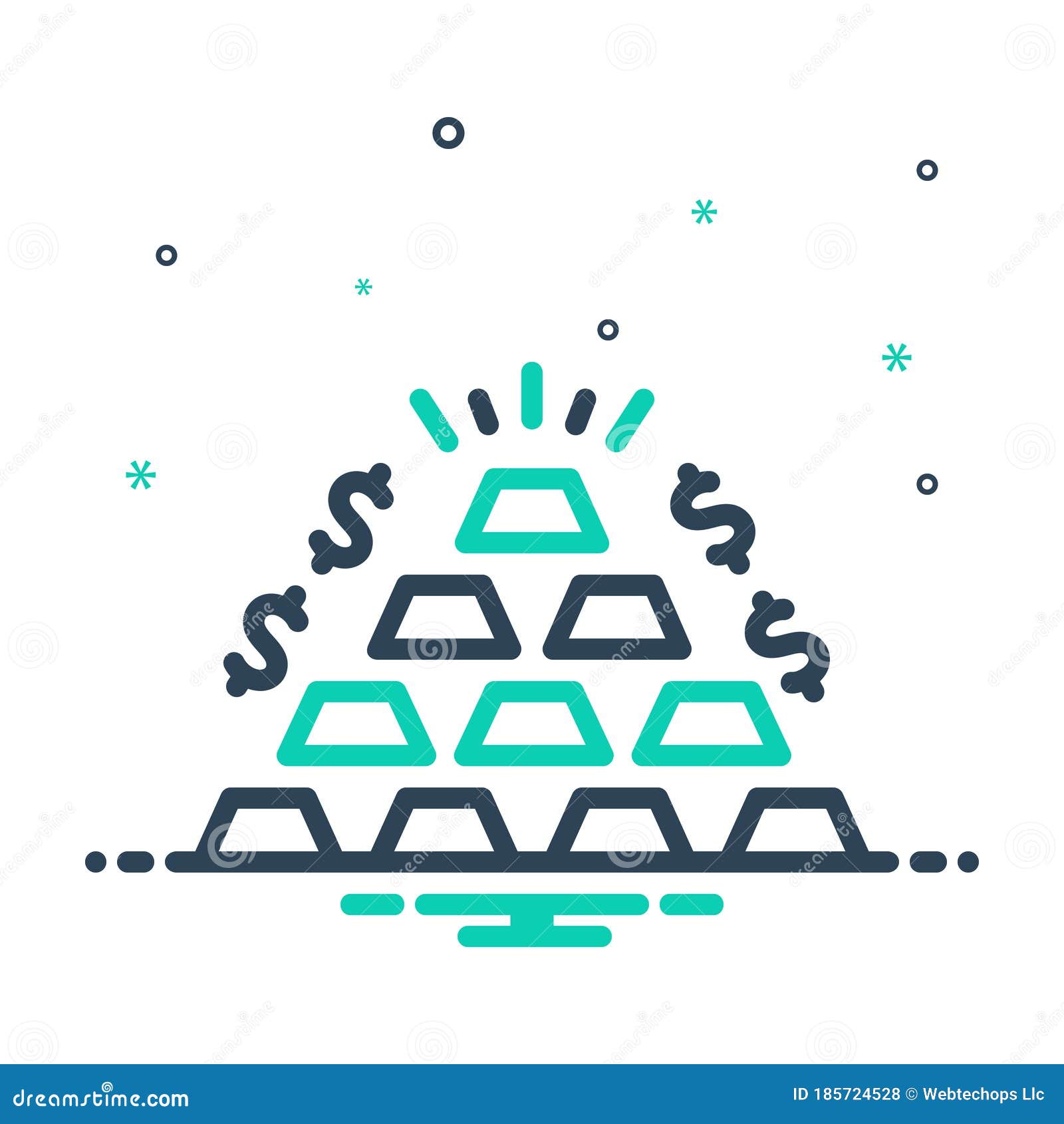 Billion Sign Or Stamp Cartoon Vector | CartoonDealer.com #146931867