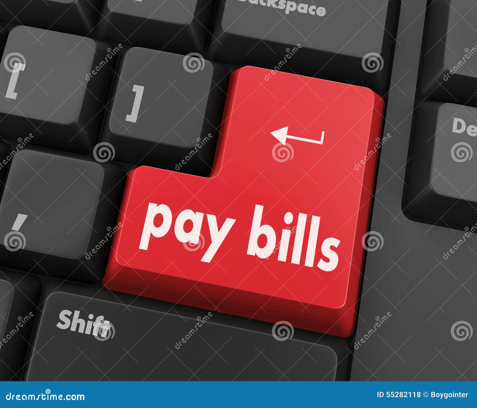 Bills button stock illustration. Illustration of enter - 55282118
