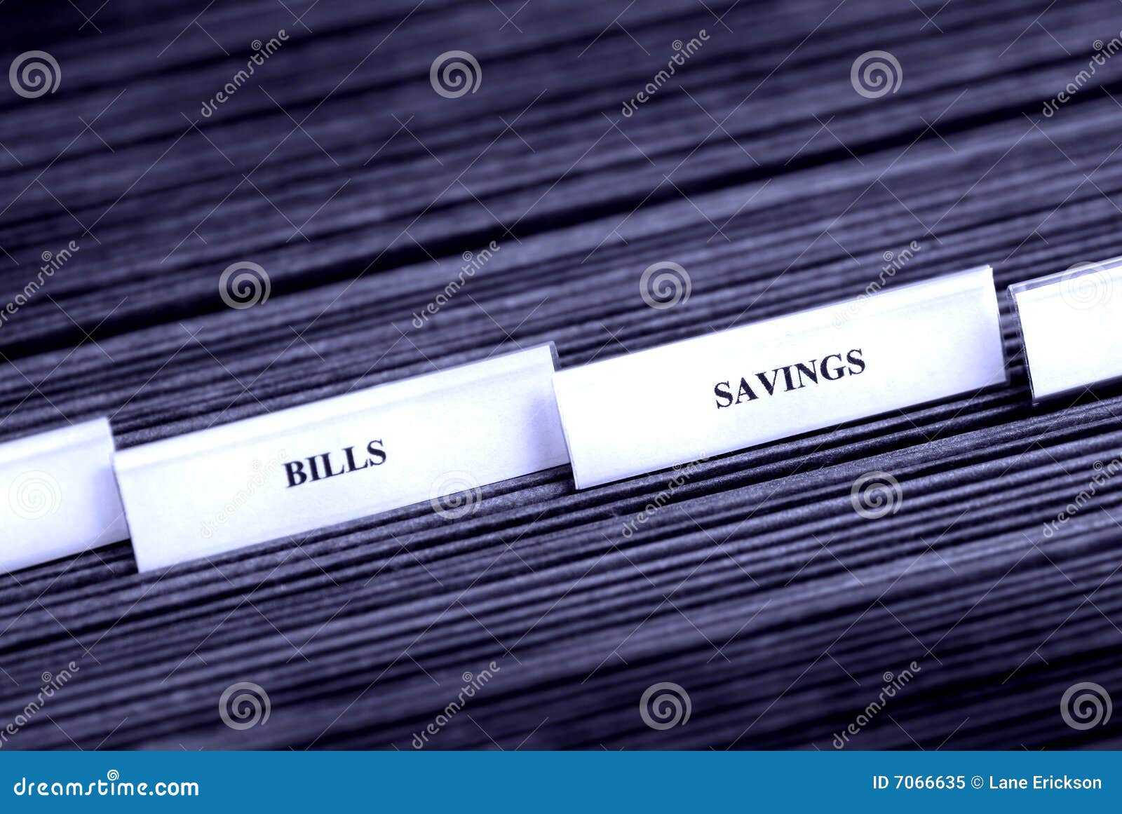 Bills and Savings Filing Tabs Stock Image - Image of files, keeping ...