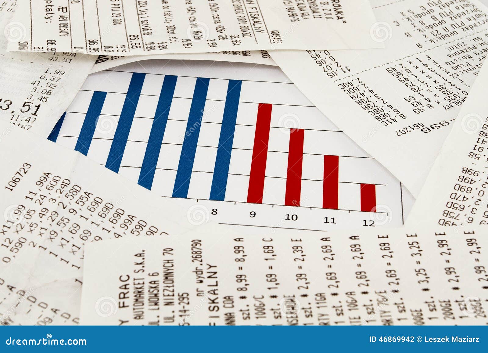 Bills to be paid stock photo. Image of ideas, bill, graph - 46869942