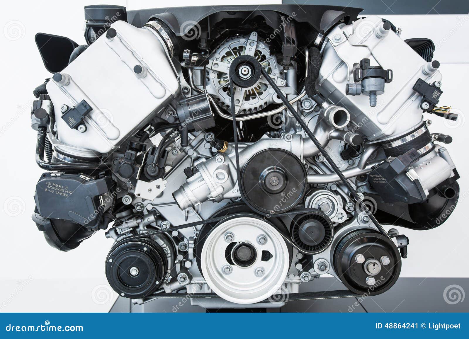 Bilmotor - Modern Kraftig Bilmotor Fotografering för Bildbyråer - Bild ...