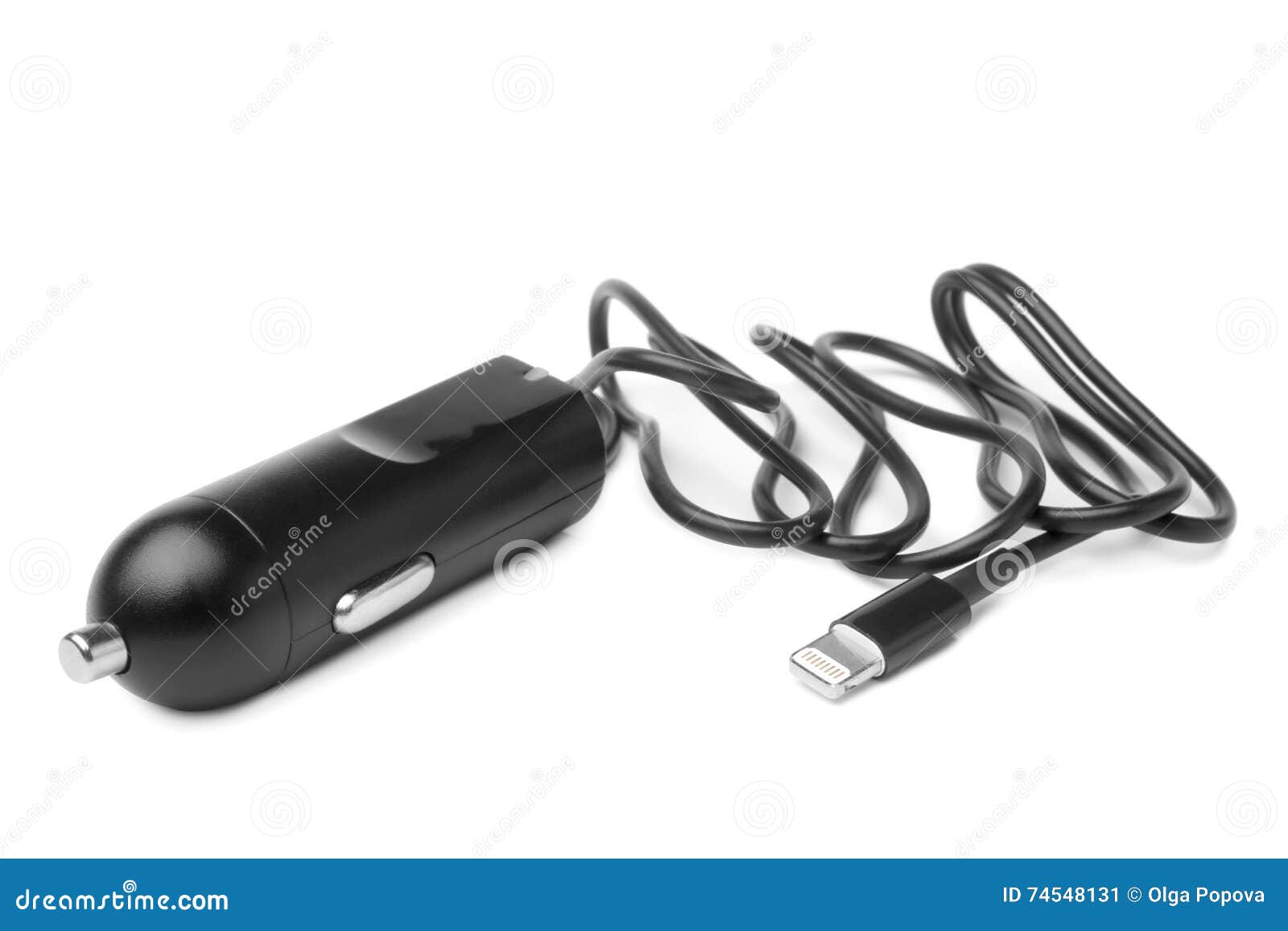 Biluppladdare Med Kabel Till Stift 8 Fotografering för Bildbyråer ...