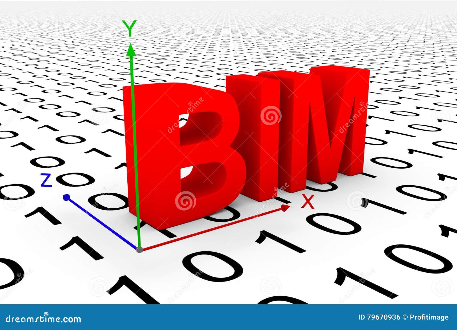 BIM ilustração stock. Ilustração de mordeu, eixo, coordenada - 79670936