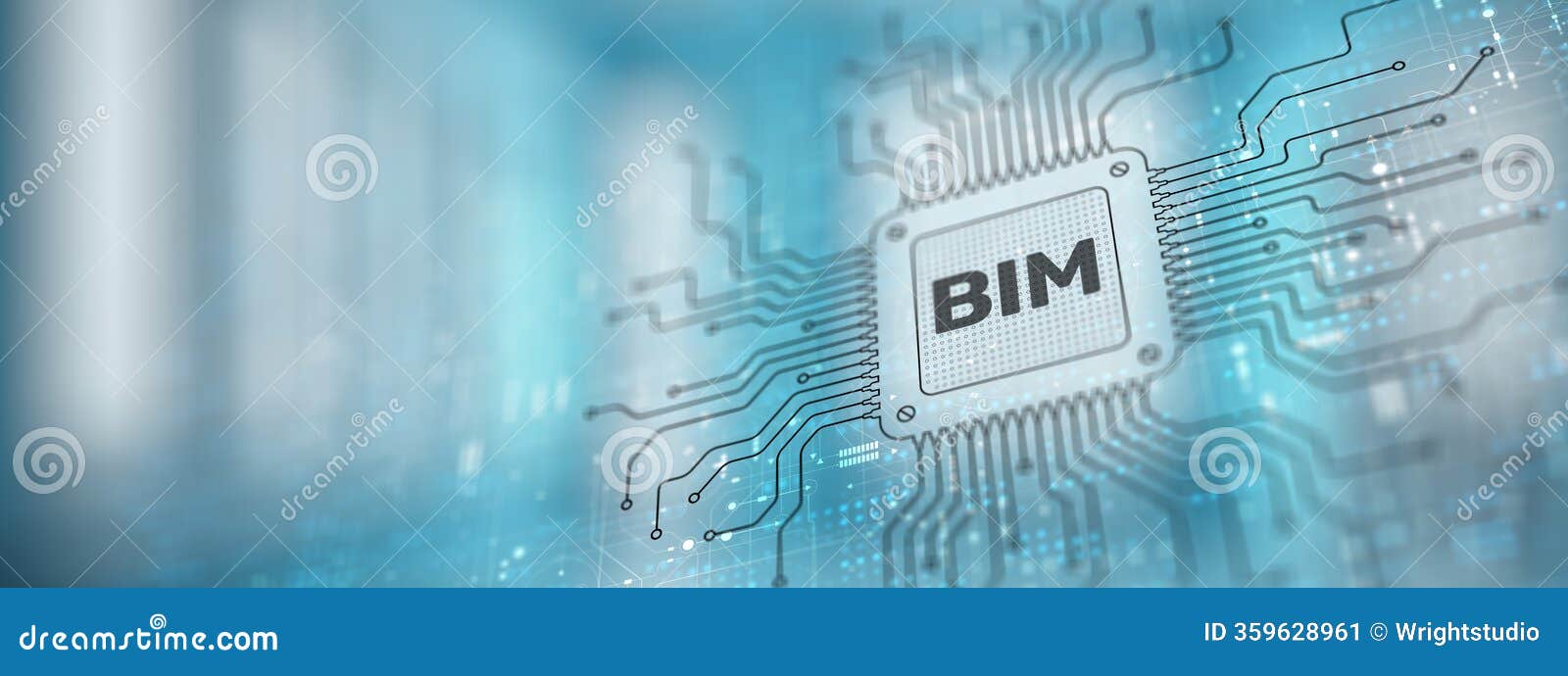 BIM Building Information Modeling Illustrated on a Processor Stock ... BIM Building Information Modeling Illustrated on a Processor Stock ...