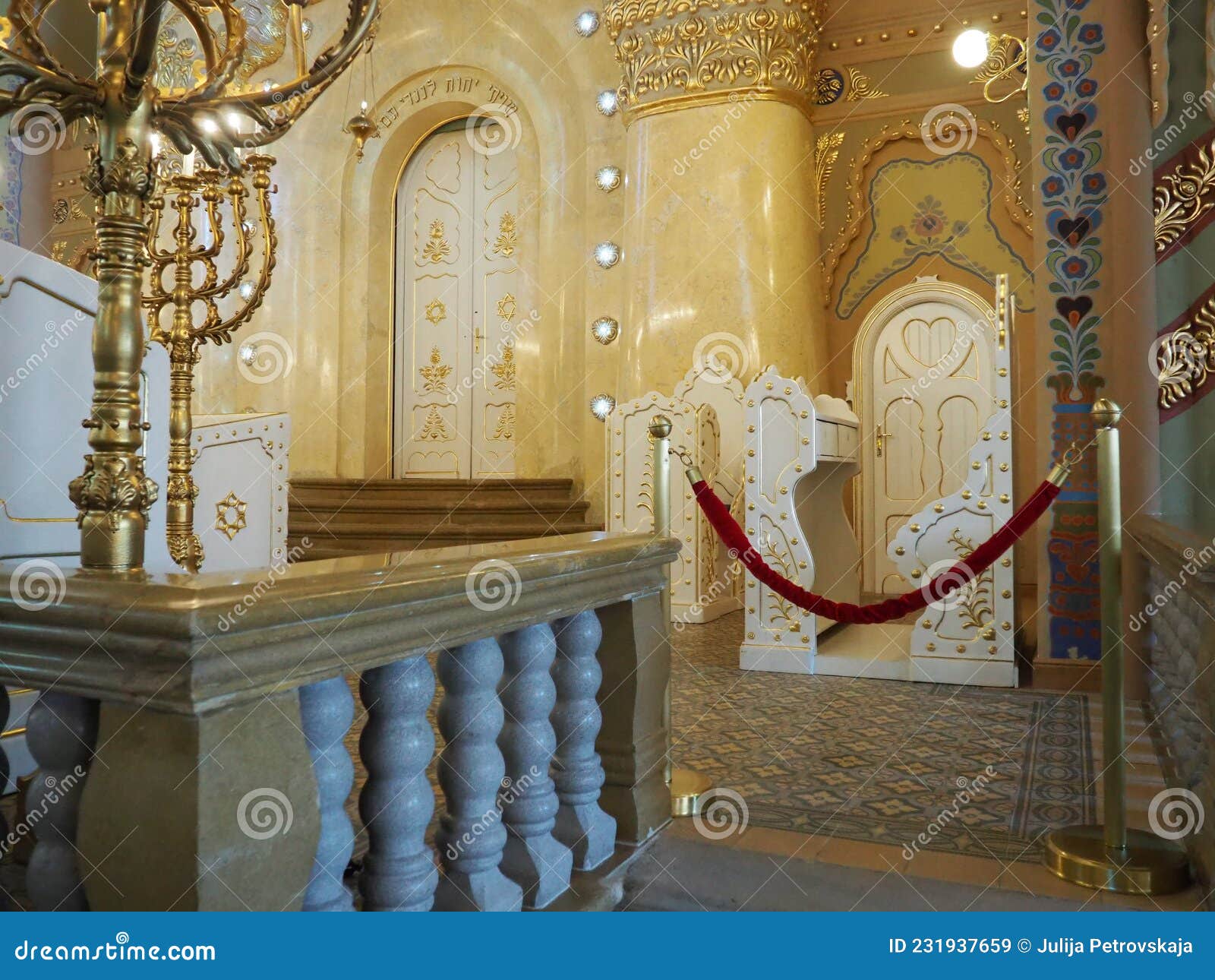 Bima, an Elevation Usually in the Center of the Synagogue, Where There ...