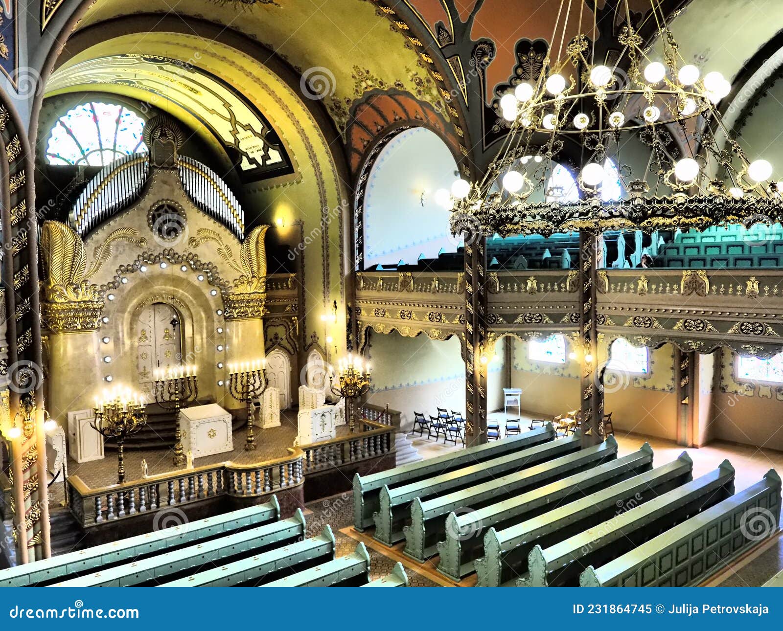 Bima, an Elevation Usually in the Center of the Synagogue, Where There ...