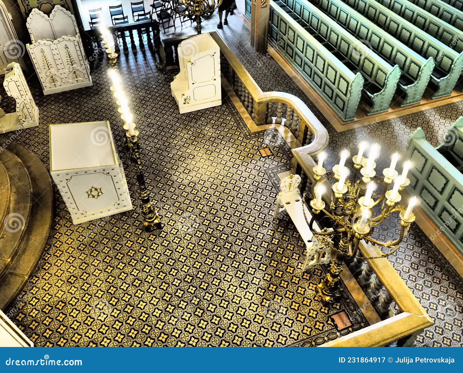 Bima, an Elevation Usually in the Center of the Synagogue, Where There ...