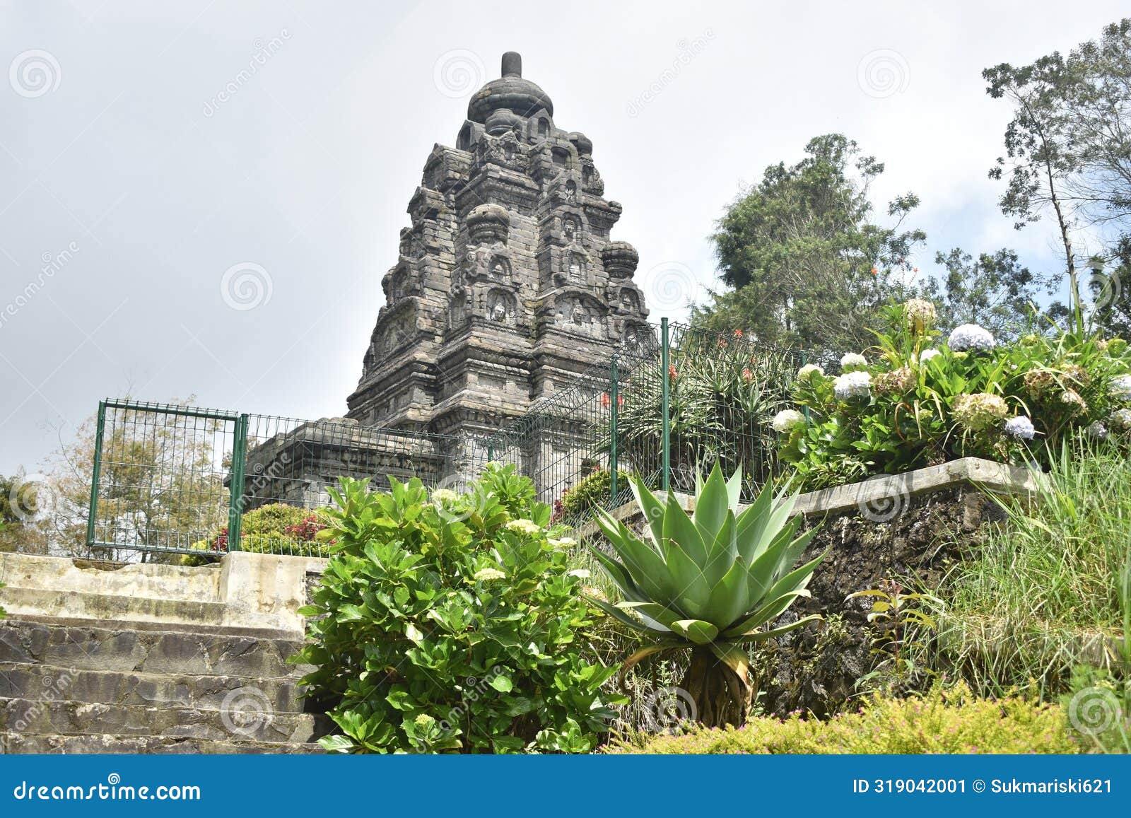 Bima Temple in Dieng, Central Java, Indonesia. Stock Image - Image of ...