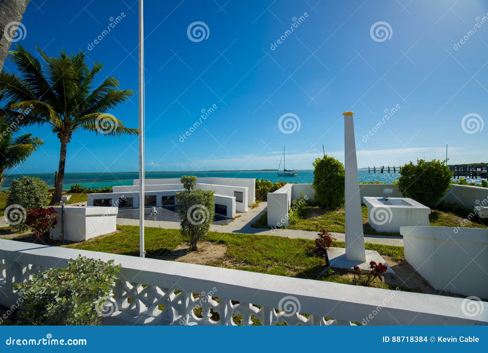 Bimini Road Is An Underwater Rock Formation Stock Photography ...