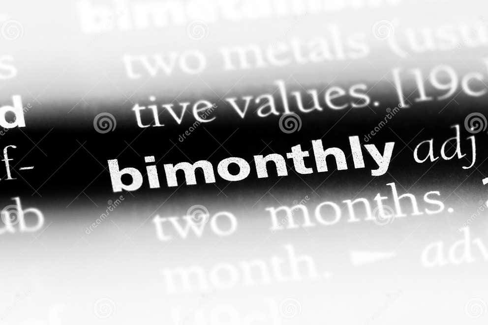 Bimonthly stock photo. Image of writing, idea, macro - 114407130